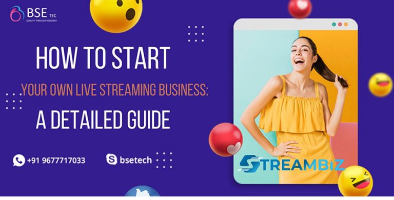 How to Start Your live streaming Business: A Detailed Guide | BSEtec