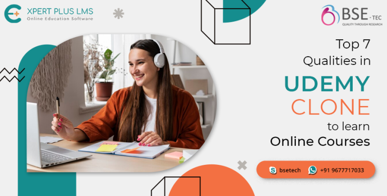 Top 7 qualities in Udemy clone to learn Online courses | BSEtec